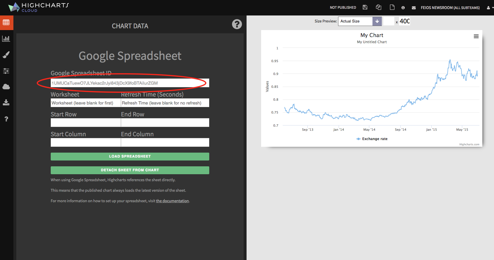 pastegooglespreadsheetid