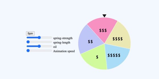 Animation with Highcharts to Create a Lottery Wheel